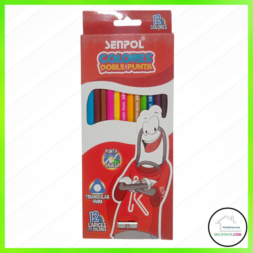 Senpol - Colores Doble Punta - Milistaya.com