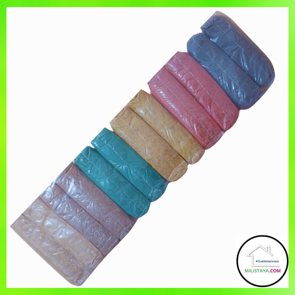 Aserrín de colores paquete *12 - Milistaya.com