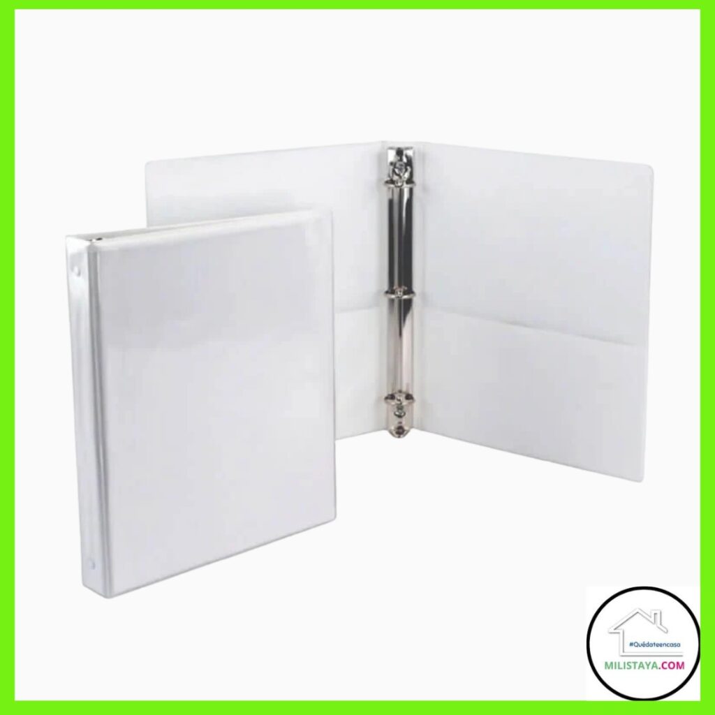 Folder Oficio Blanco 3 Argollas - Milistaya.com